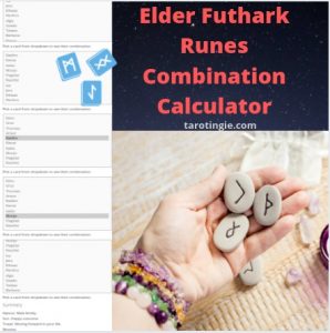 Elder Futhark Runes Combination Calculator – Free Tarot Tutorials